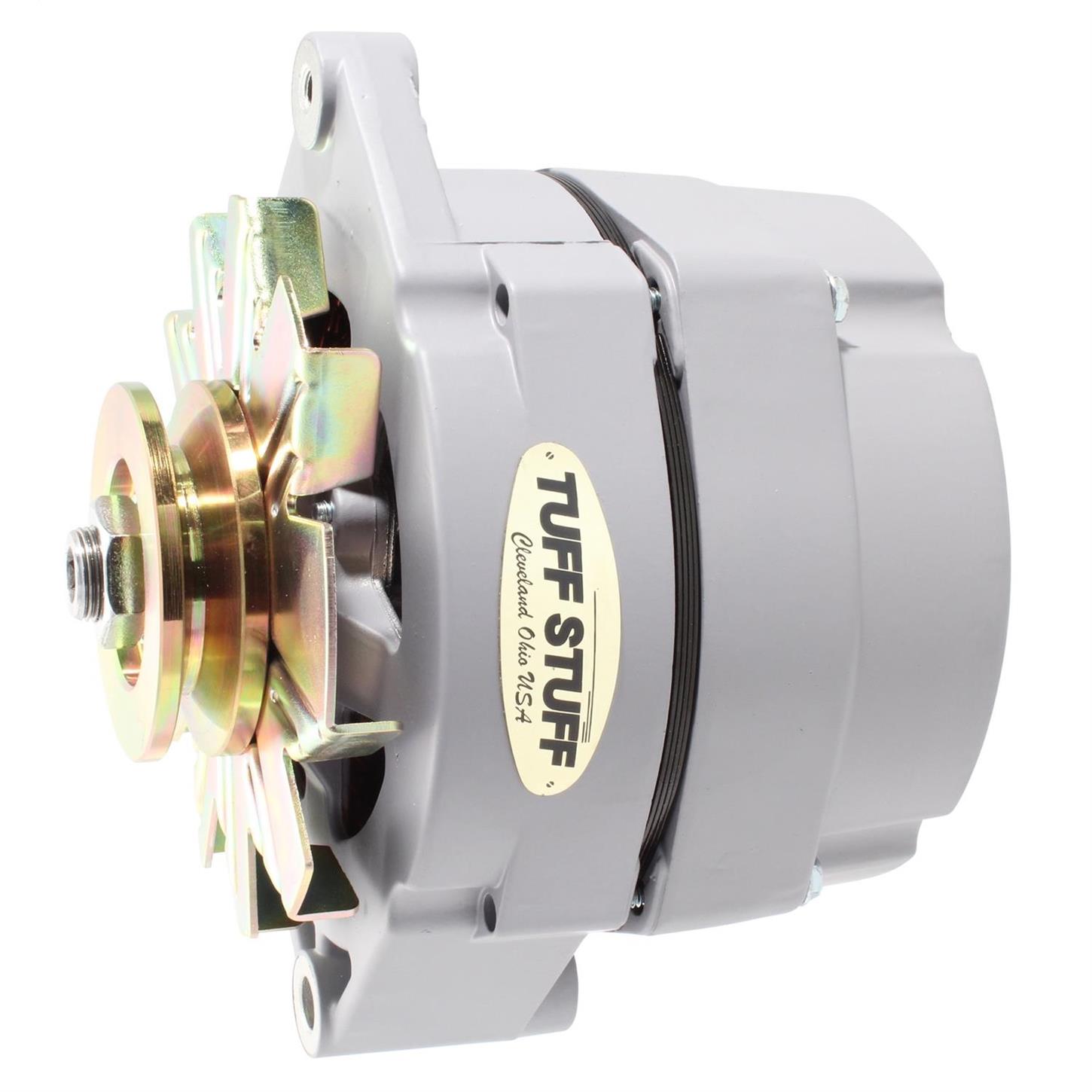 Tuff Stuff 7127RATGRAY GM Alternator, 100 Amp, 1-Wire, Gray