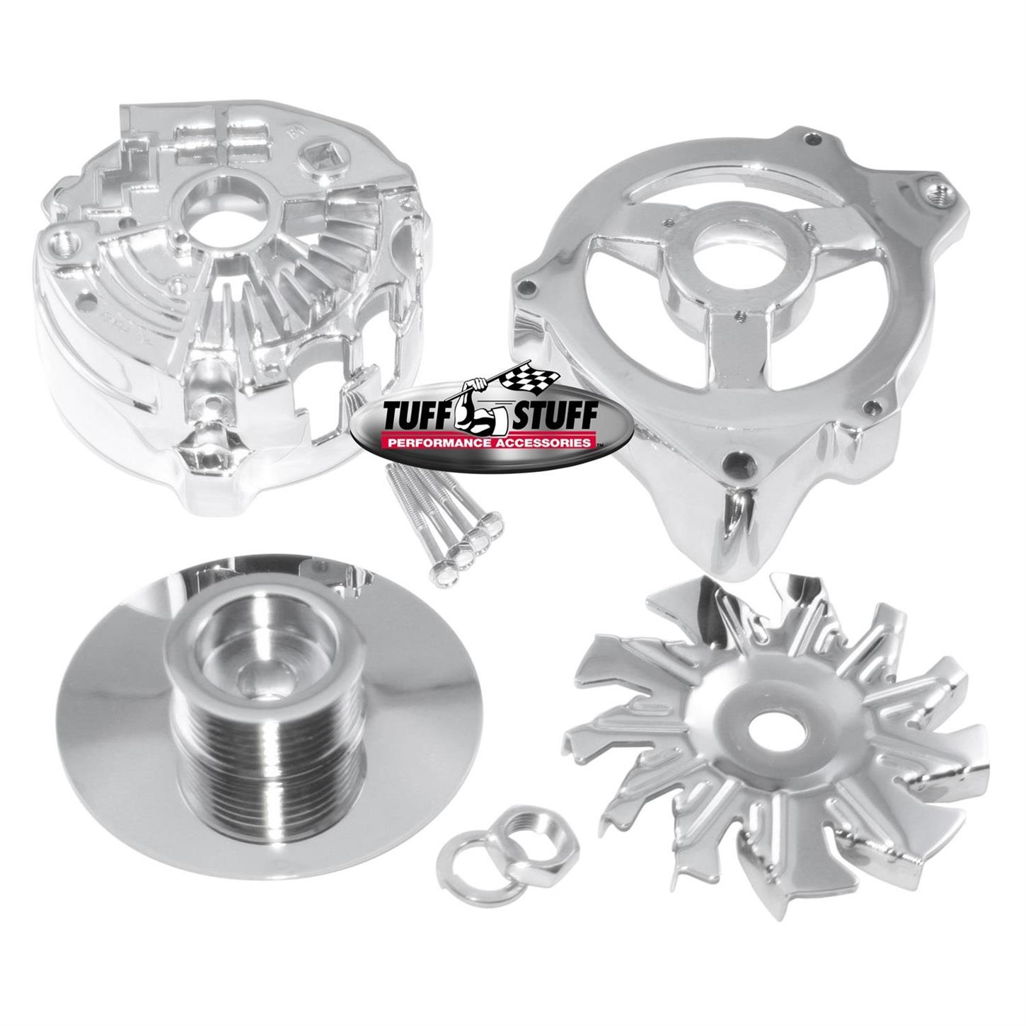 Tuff Stuff 7500F Chrome Alternator Case For Alternator Model 7861