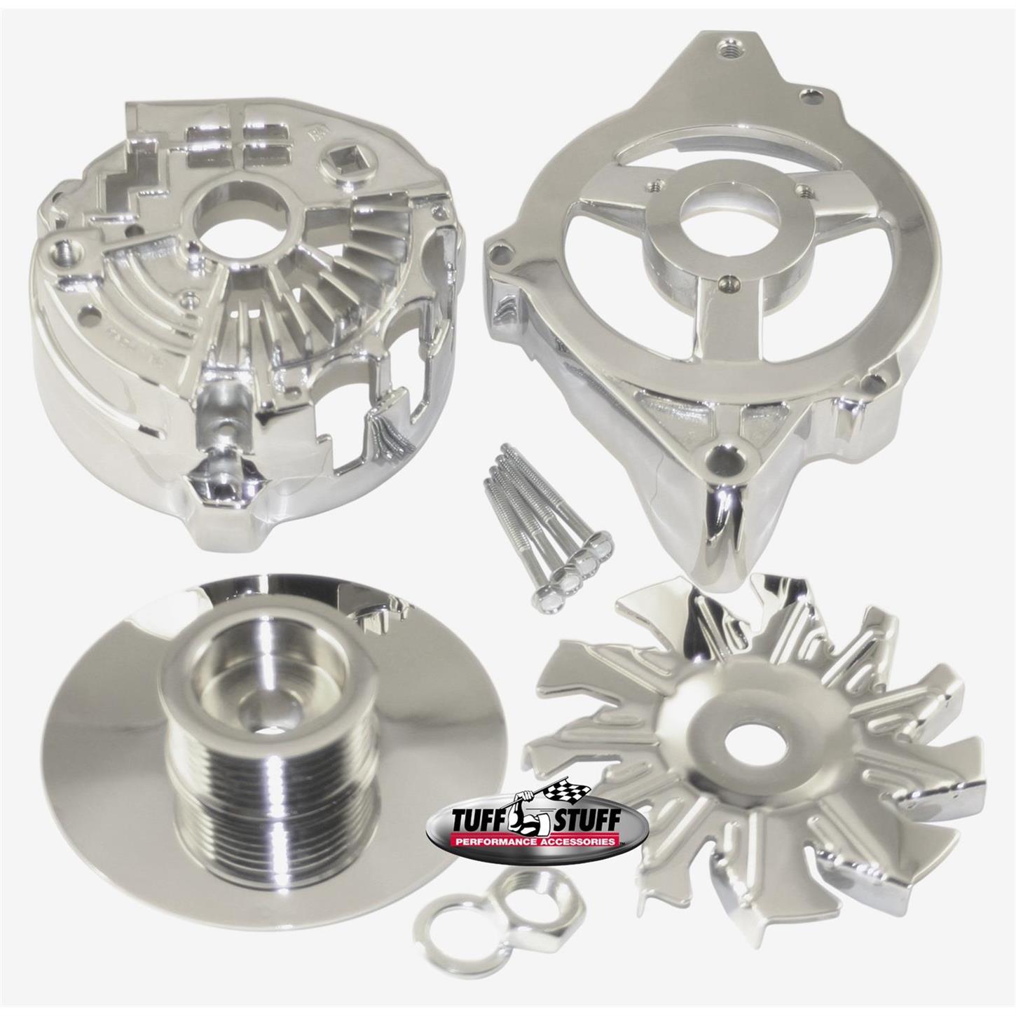 Tuff Stuff 7500H Chrome Alternator Case For Alternator Model 7935