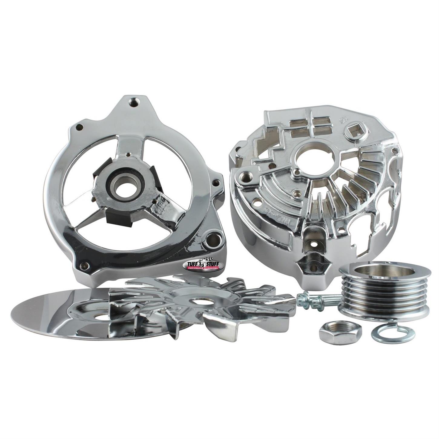 Tuff Stuff 7500I Chrome Alternator Case For Alternator Model 7860