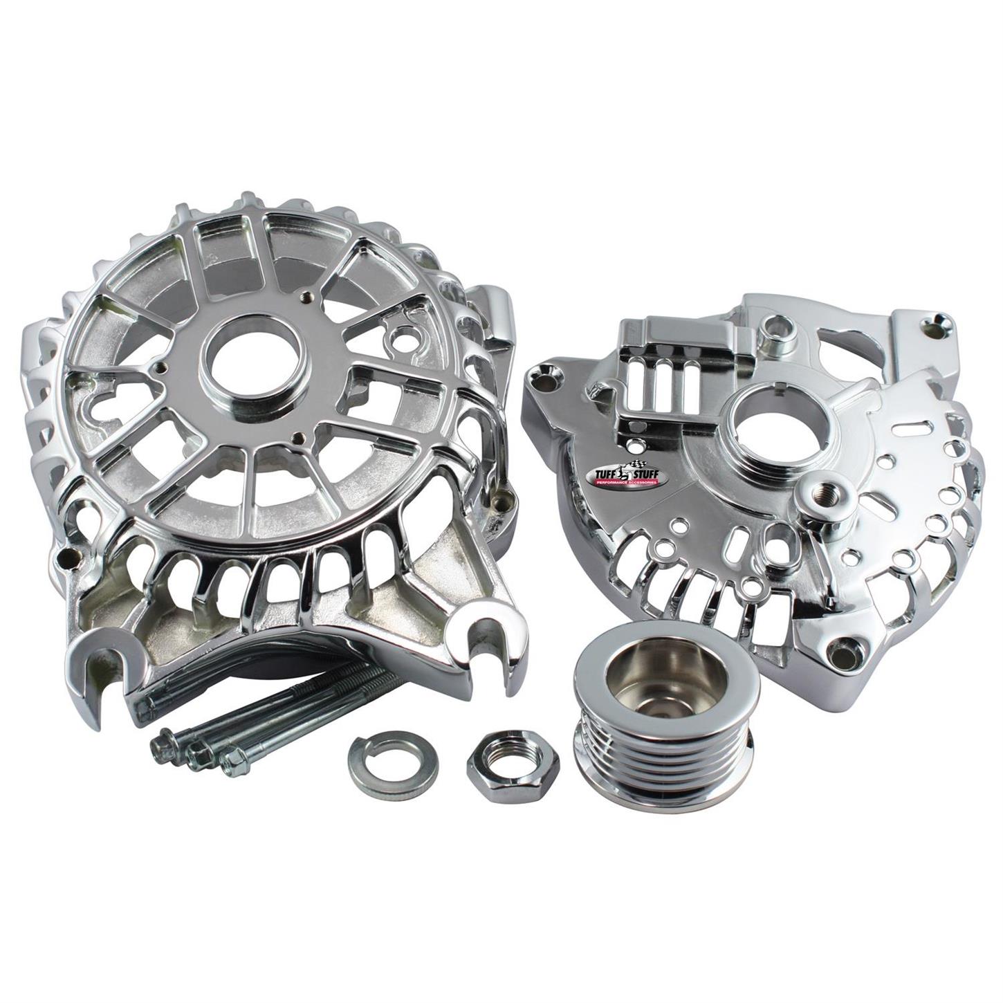 Tuff Stuff 7500N Chrome Alternator Case For Alternator Model 8252