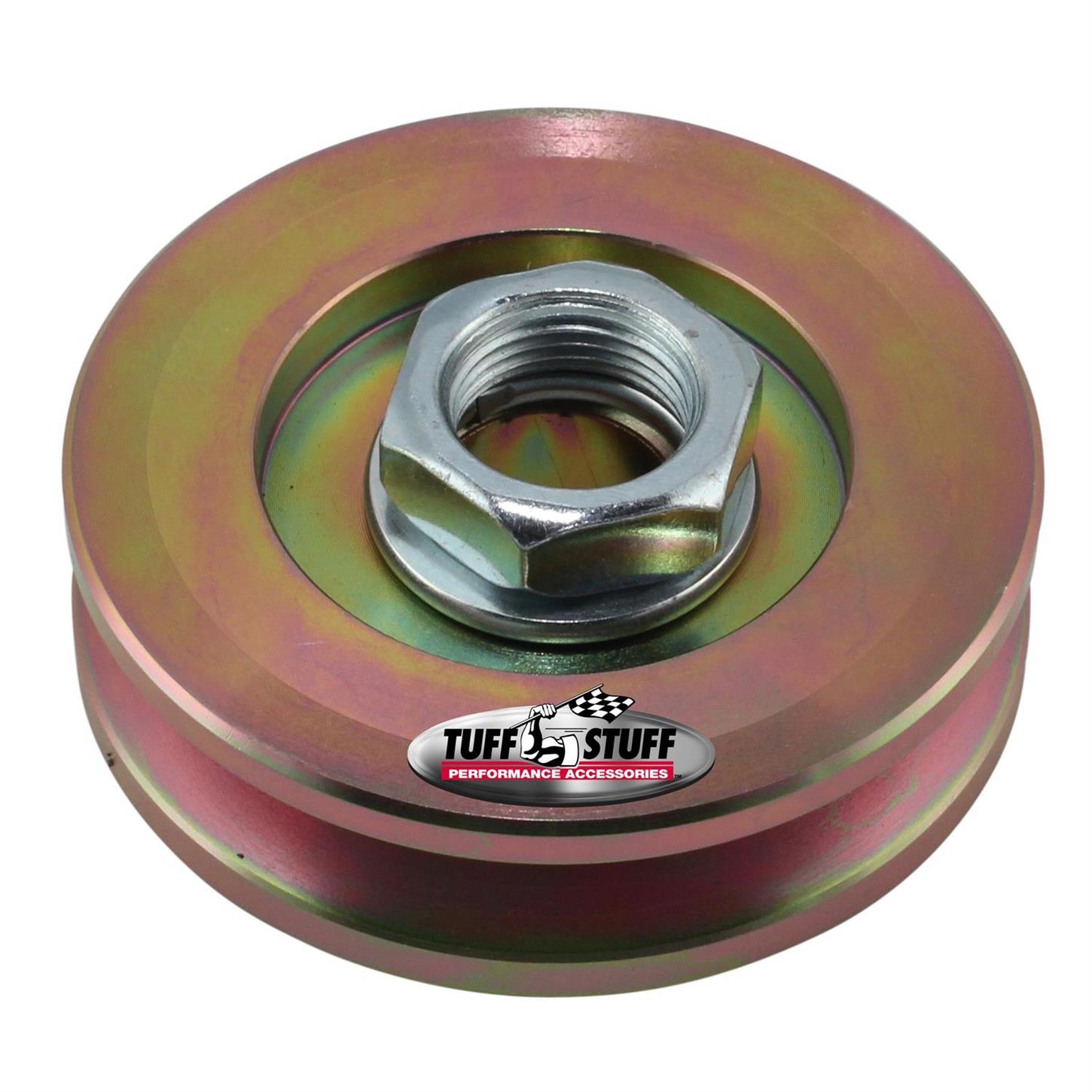 Tuff Stuff 7610ED Gold Zinc Alternator Single Groove Pulley