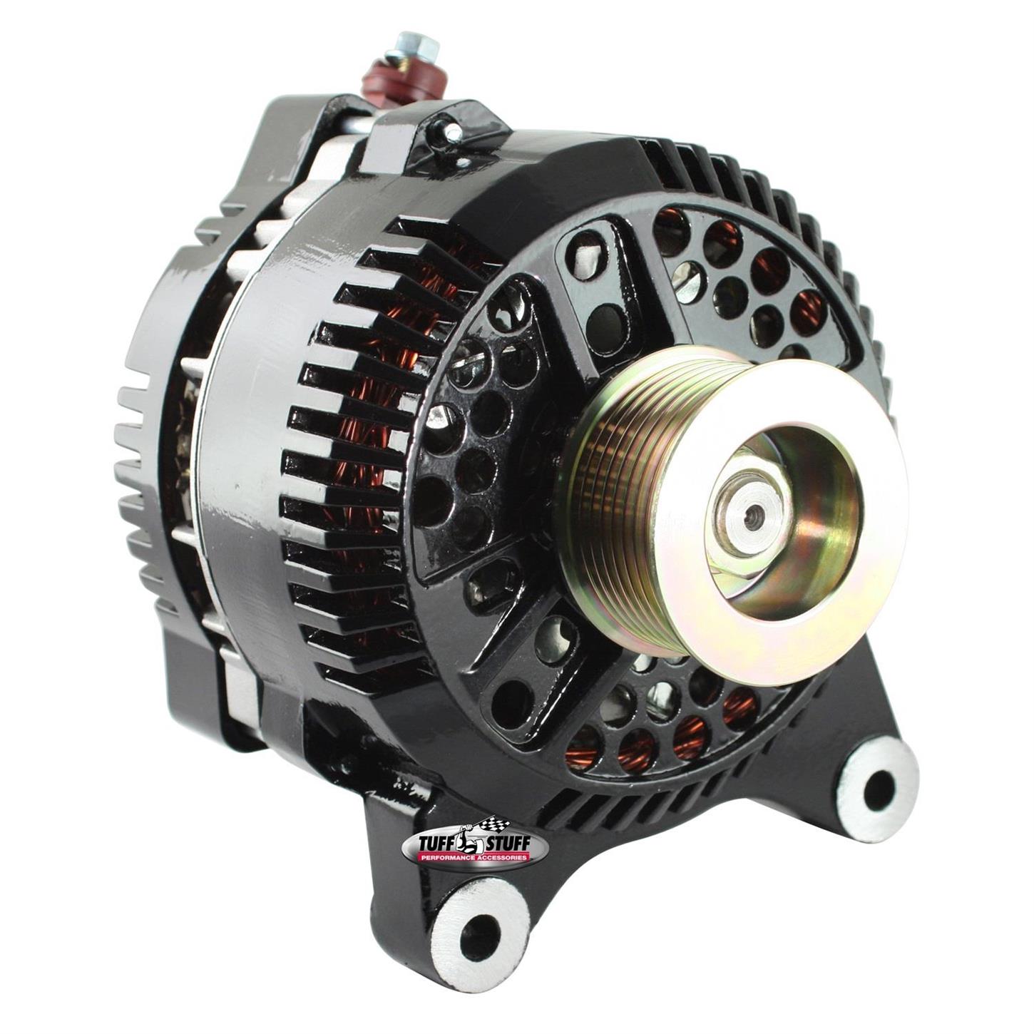 Tuff Stuff 7791B Ford Truck Alternator, 150 Amp, Stealth Black