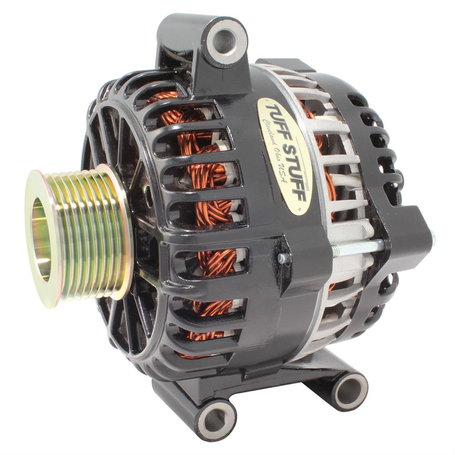Tuff Stuff 7796B Ford Truck 7.3L Alternator, 150 Amp, Stealth Blk