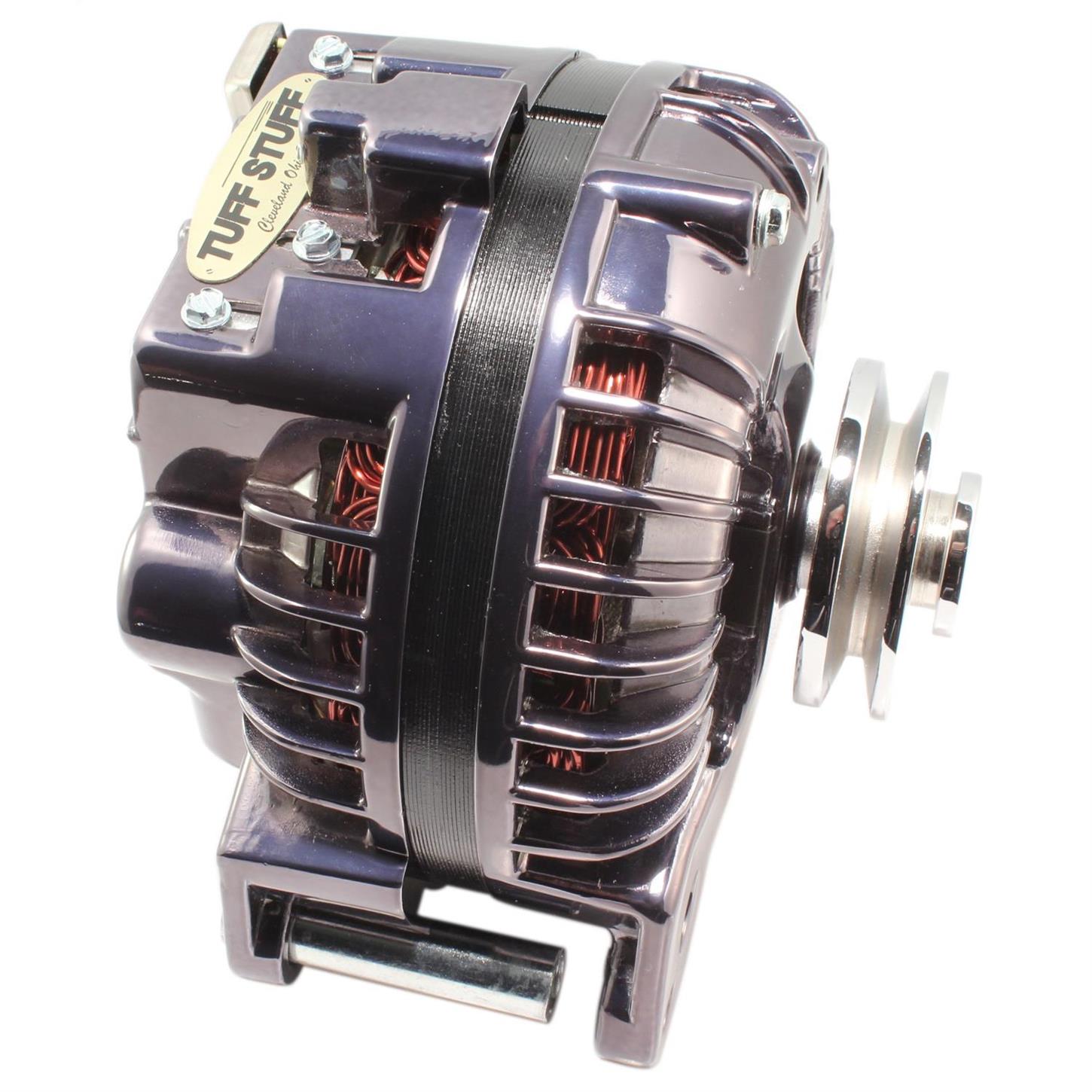 Tuff Stuff 8509RBSP7 Chrylser 1 Wire Alternator, 60 Amp, Blk Chr