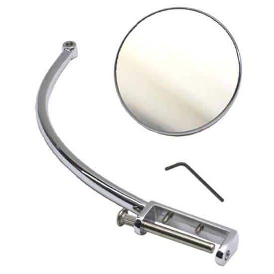 1935-40 Ford Closed Car Right Outside Mirror, 8 Long