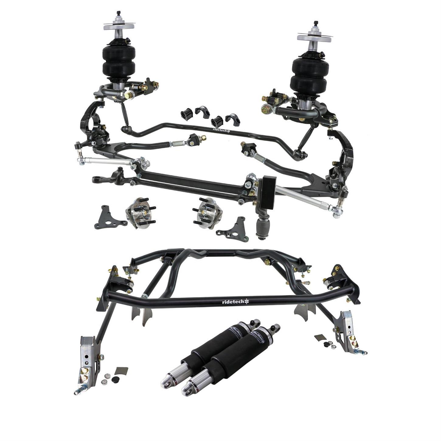 RideTech 12280296 HQ Air Suspension Kit w/ Spindles, 61-65 Falcon