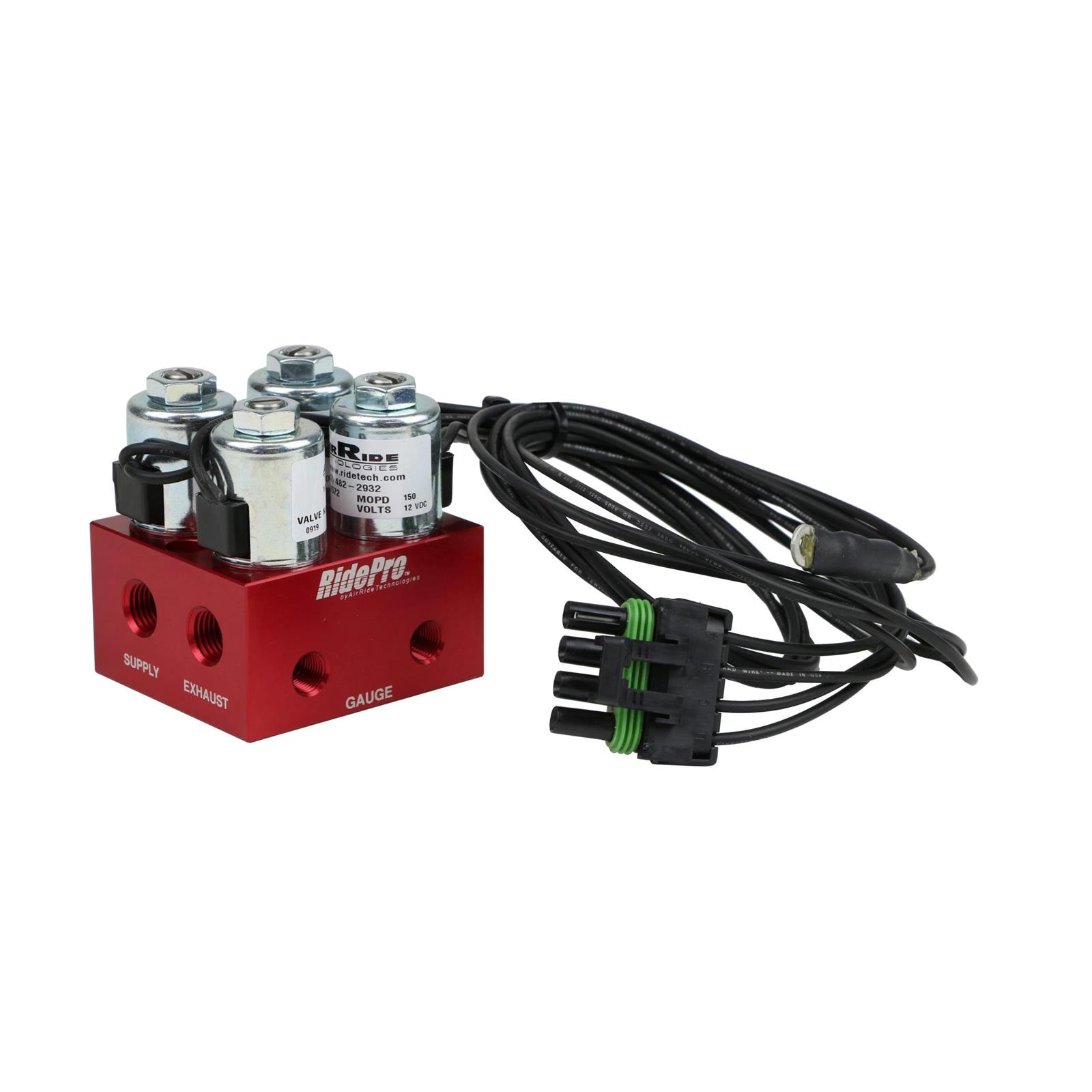 Ridetech 31932501 Air Valve Block RidePro 2-Way W/ 1/4" NPT Ports