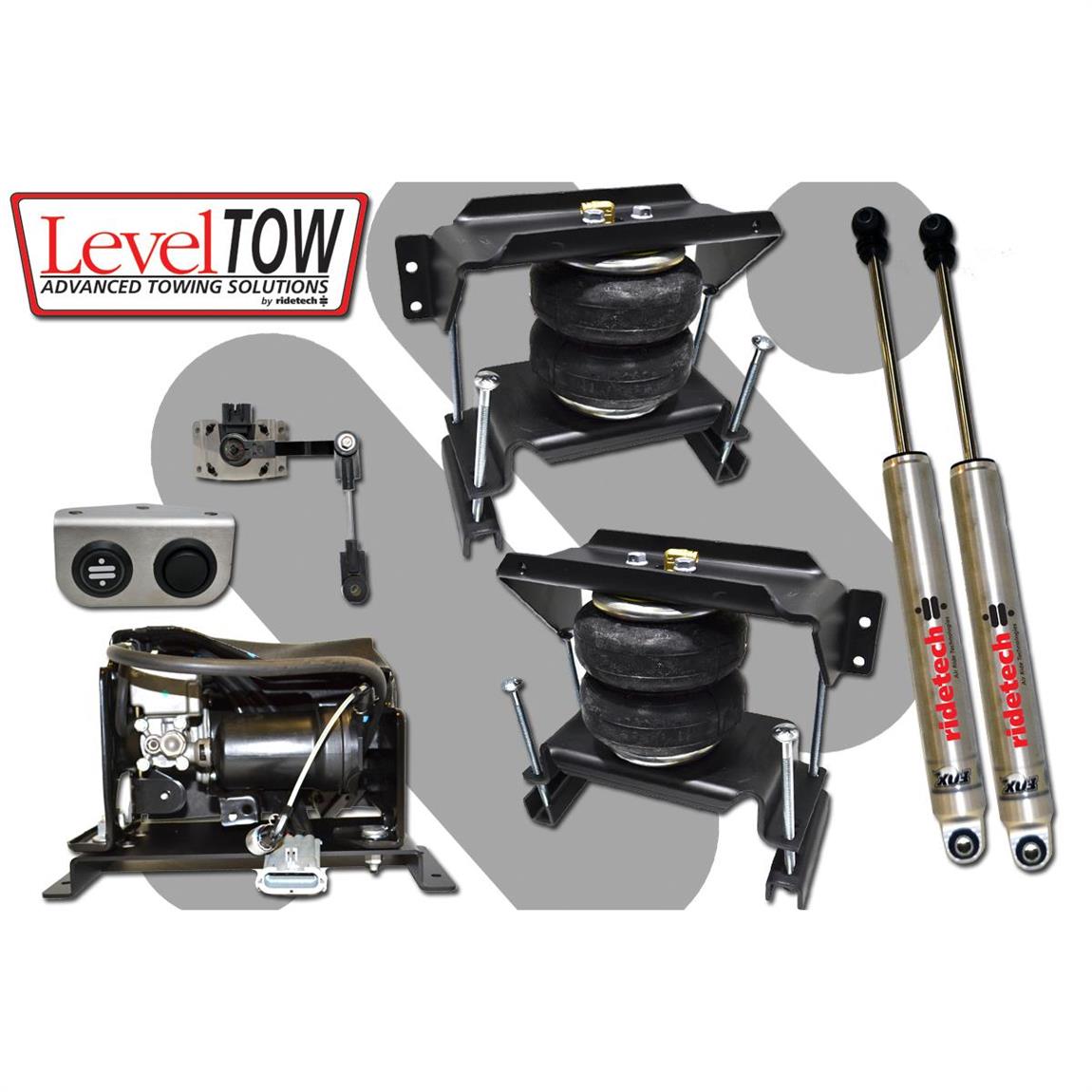 RideTech 81224024 LevelTow Auto-Leveling, 2017-20 F250 F350, 2WD