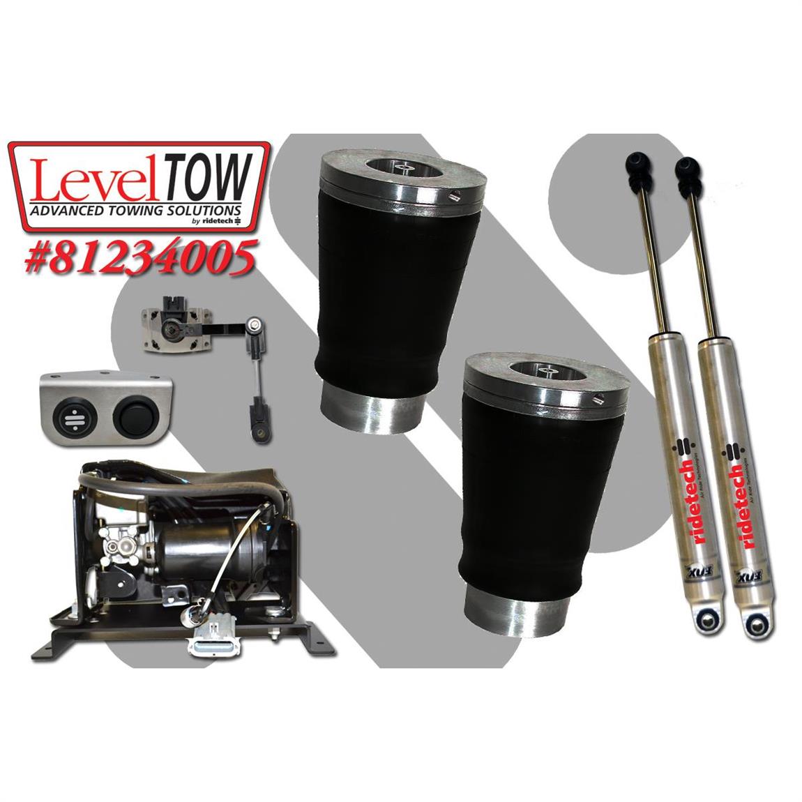 RideTech 81234005 LevelTow Kit, 09-14 Dodge Ram 1500 2WD/4WD