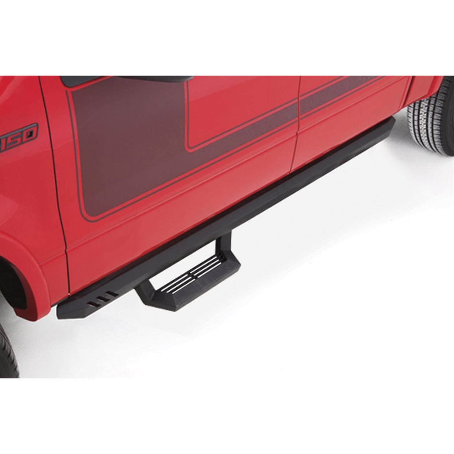 LUND 26410028 Rock Rail Nerf Bar Black, Ford