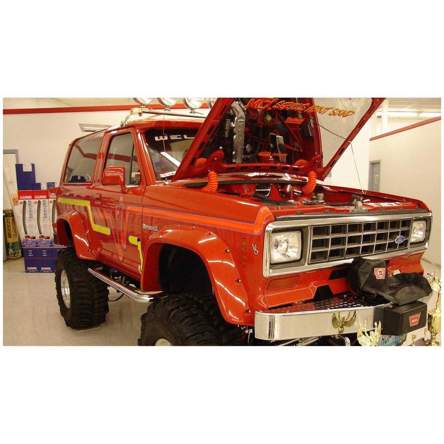 Bushwacker 21010-11 Cut-Out Fender Flares Rear Bronco II