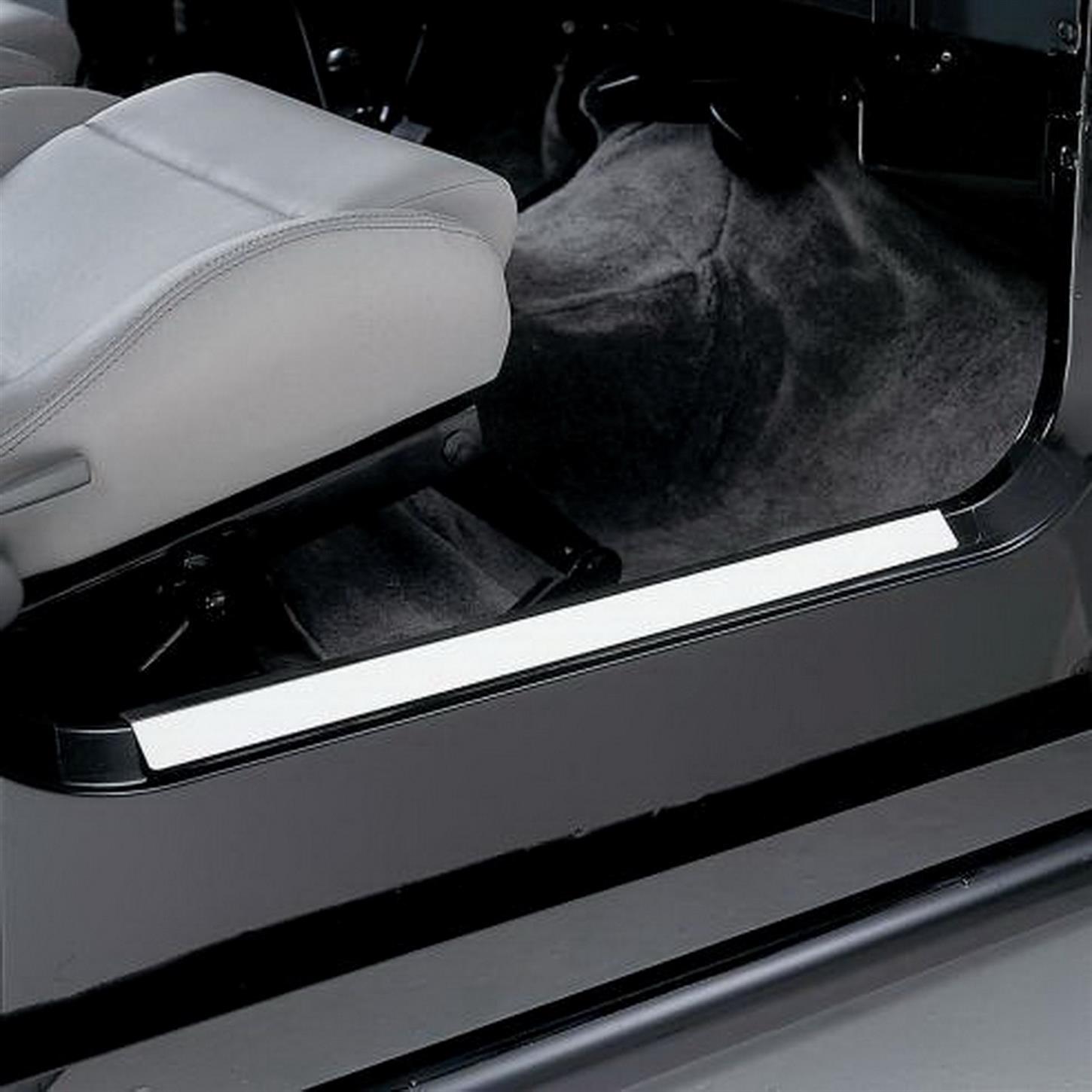 Rampage 7486 Entry Guards Stainless Pair, Tj/Wrangler