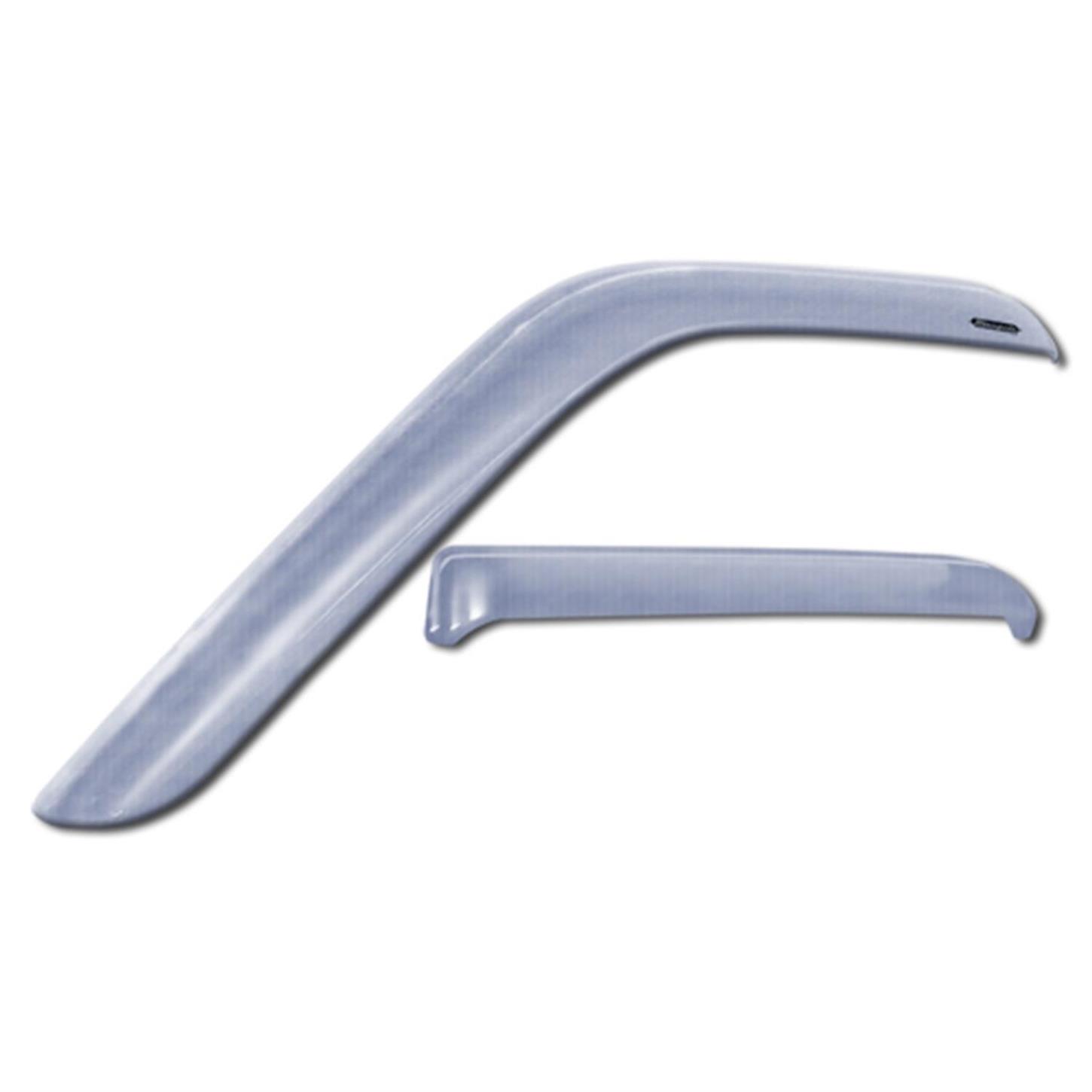 Stampede 6068-8 Tape-Onz Sidewind Deflector. Chrome, Chevy/GMC