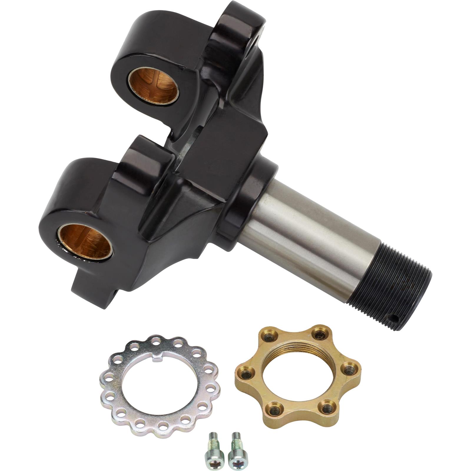 Winters 4125B Midget 9 Degree Front Spindle, Black