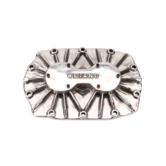 Weiand 7052P Supercharger Blower Rear Bearing Plate, Polished