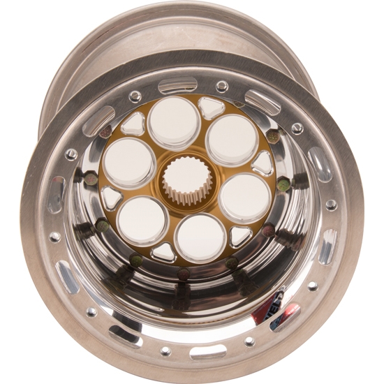 Weld 734-11256 10X12 Micro Sprint Wheel, 27 Spline, 6" Backspace