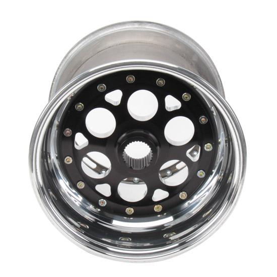 Weld Racing 734B-31253 Magnum Midget Spline Wheels, Black Anodized