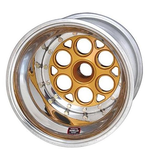 Weld 15x15 Inch Inner Beadlock Wheel, 7 Inch Offset