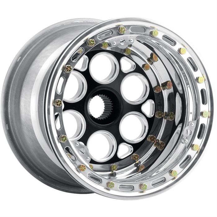 Weld Racing 735B-51746-6 Sprint Car RR Wheel, Double Beadlock
