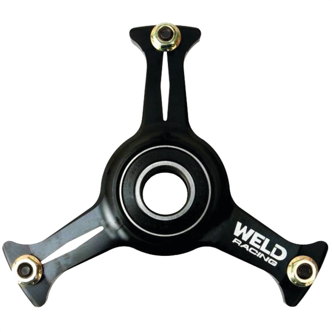 Weld Racing C8082B-RT3 Micro 3-Spoke Hub, No Brake Mount, Black