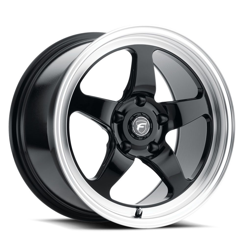Forgestar F0917B563N26 17X4.5 D5 Drag Wheels 5X120.65, Black