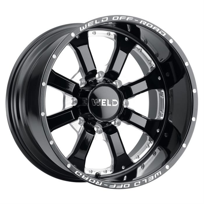 Weld Racing W12509017500 20x9 Granada Eight Wheel, 8x170, Black