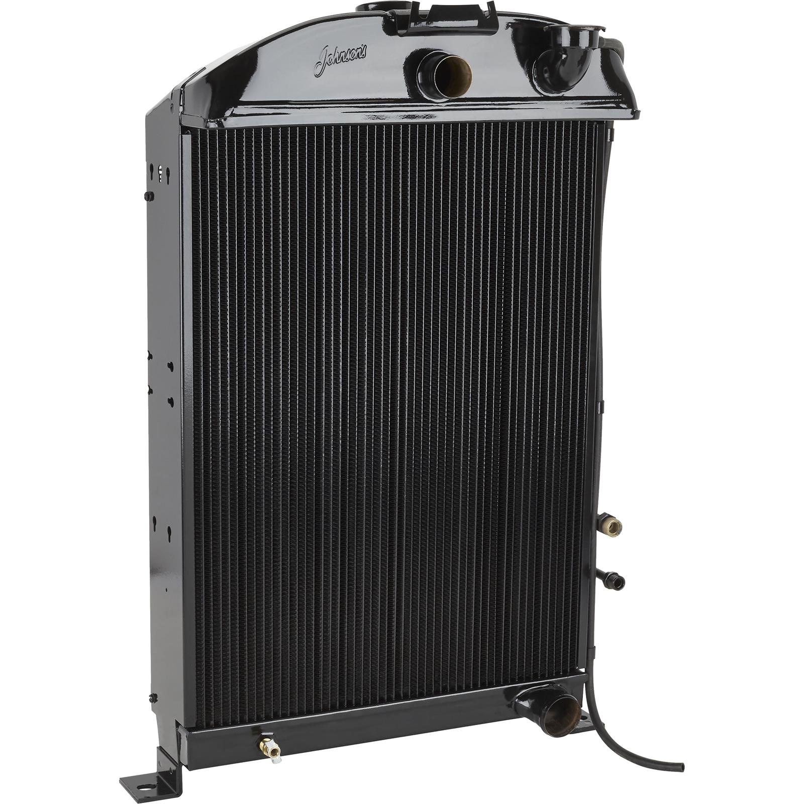 Johnson's 4-3334-0-1-A-D 33-34 Ford Radiator, SBC/BBC, AC, Neck