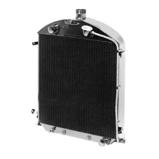 Walker C-487-1 Cobra 1928-1929 Ford Model A Radiator for Chevy Engine