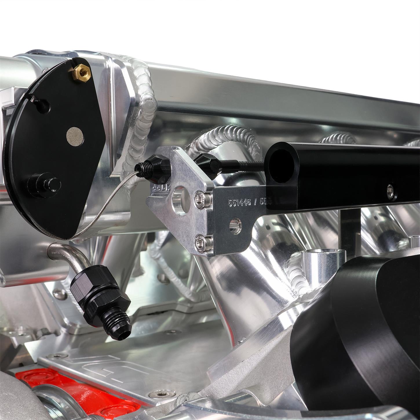 ICT Billet 551446R LS1 Round Throttle Cable Bracket