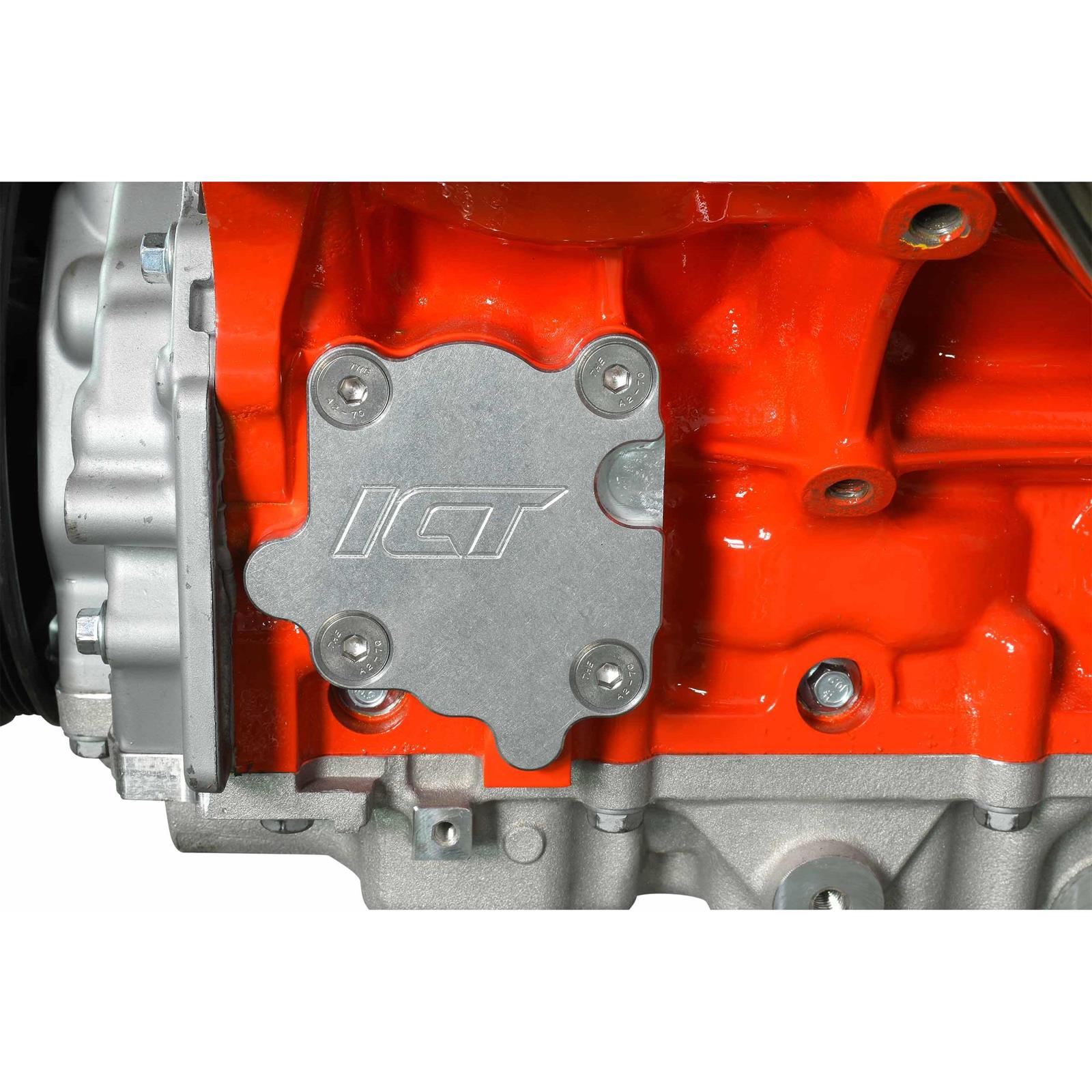 ICT Billet 551123 Engine Vacuum Pump Delete Cover, Gen V LT