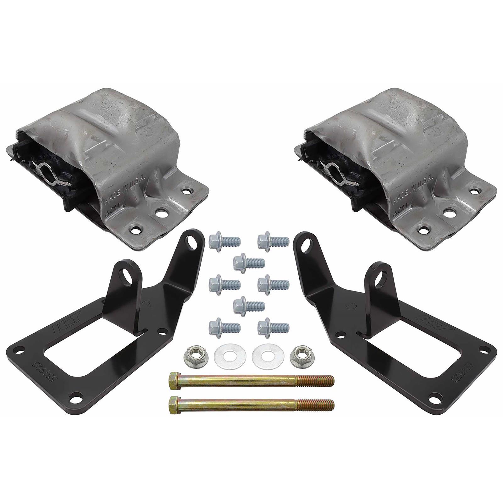 ICT BILLET 5510-KIT001EM 1988-98 Chevy Truck Motor Mount Adapters