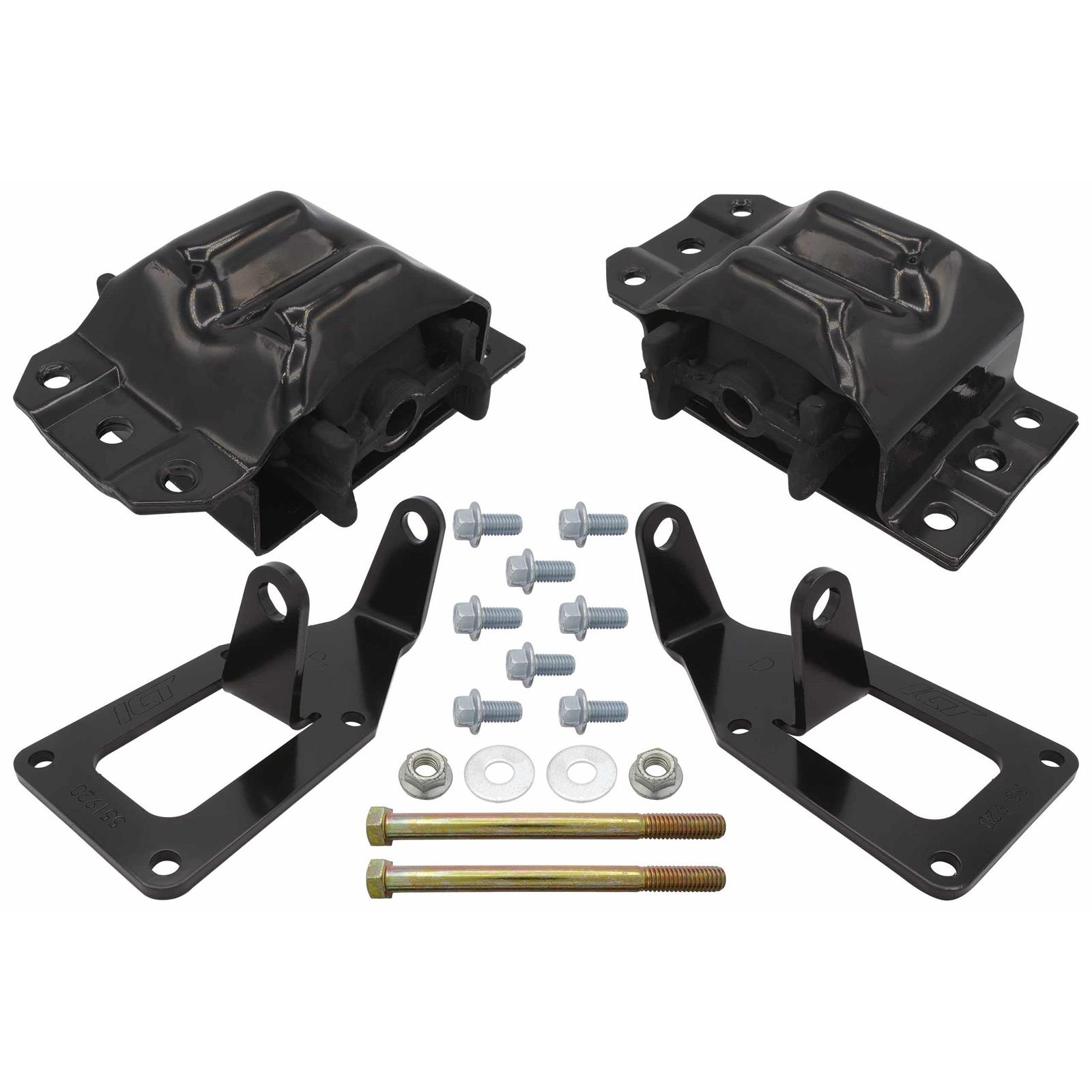 ICT 5510-KIT002EM LS Swap Engine Mount Kit, 88-98 GM 4WD Truck