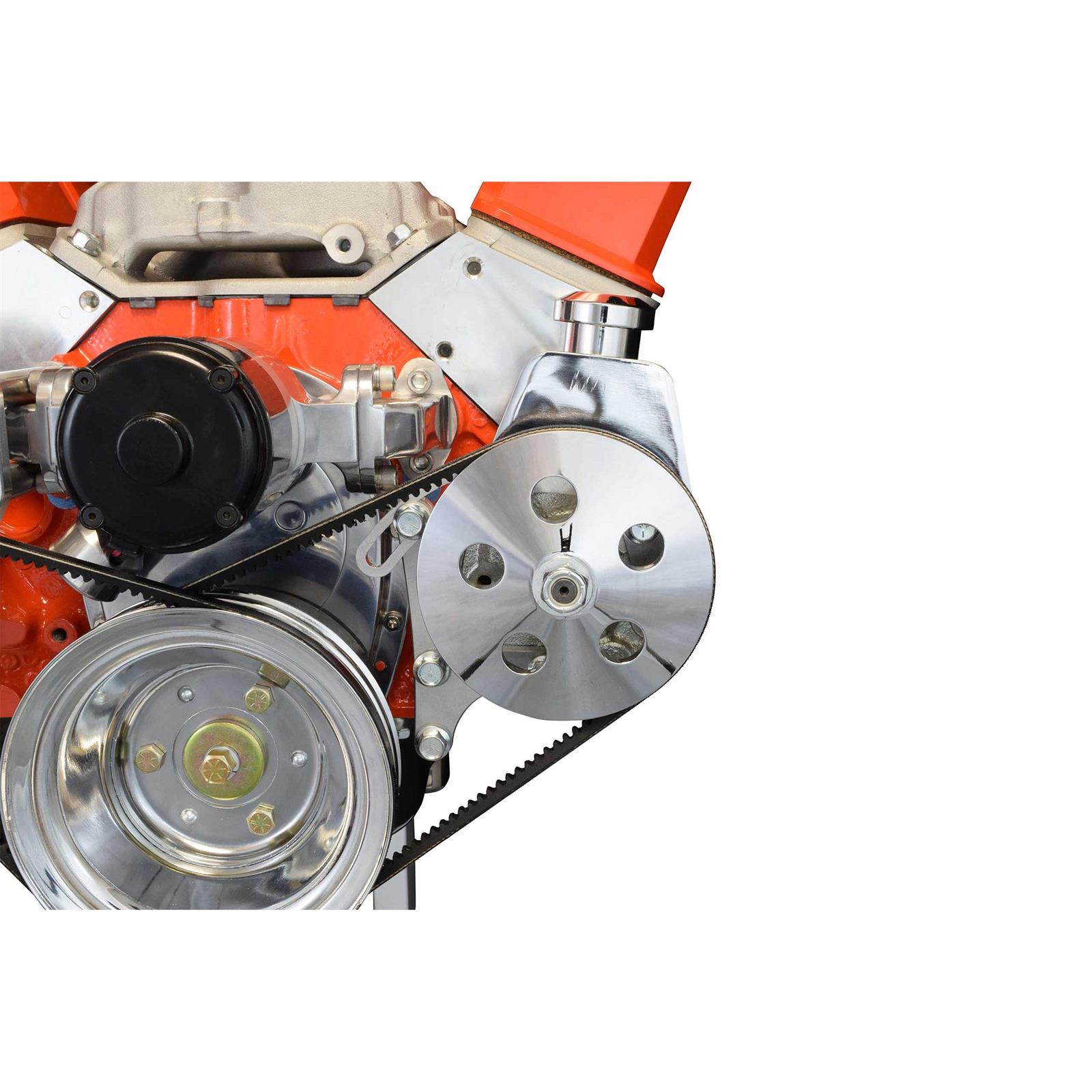 ICT Billet 551324 SBC Alt, P/S Pump Accessory Drive Brackets Kit