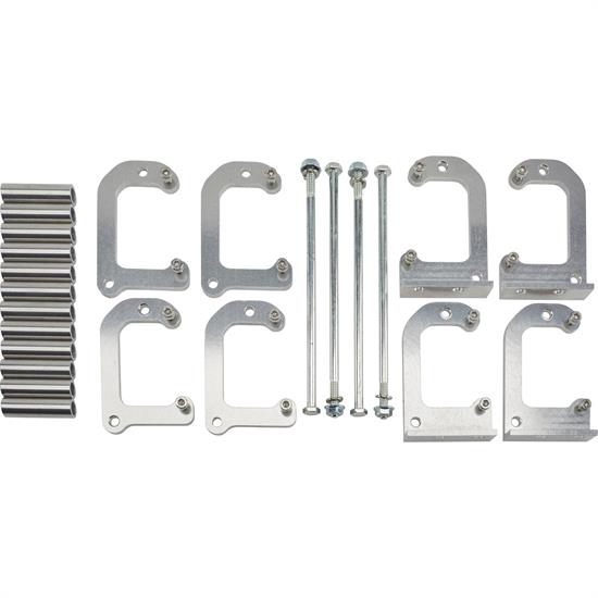 ICT Billet 551562 LS Relocation Coil Mount Brackets