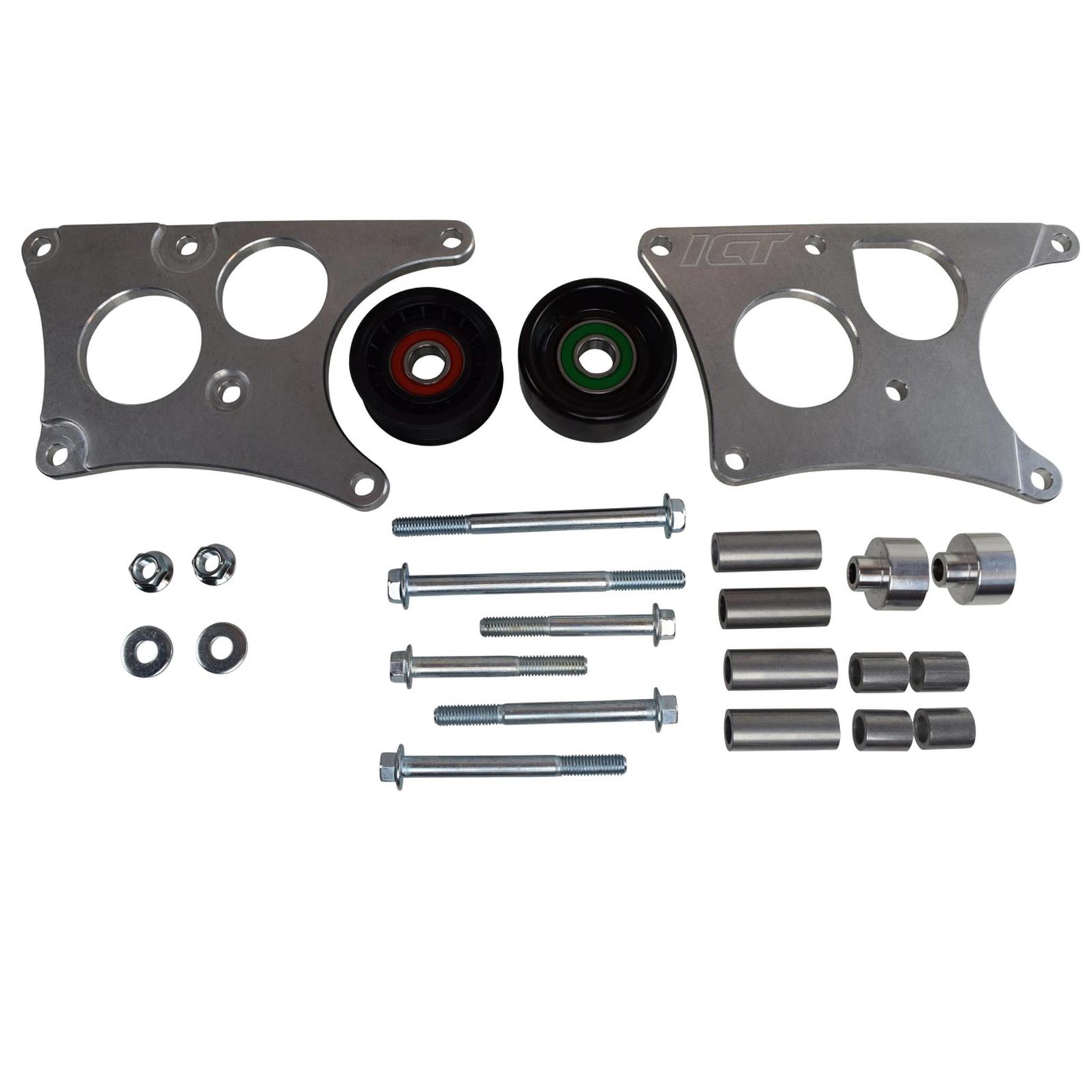 ICT Billet 551566-2 LS Camaro HD Alternator Bracket Kit LSX