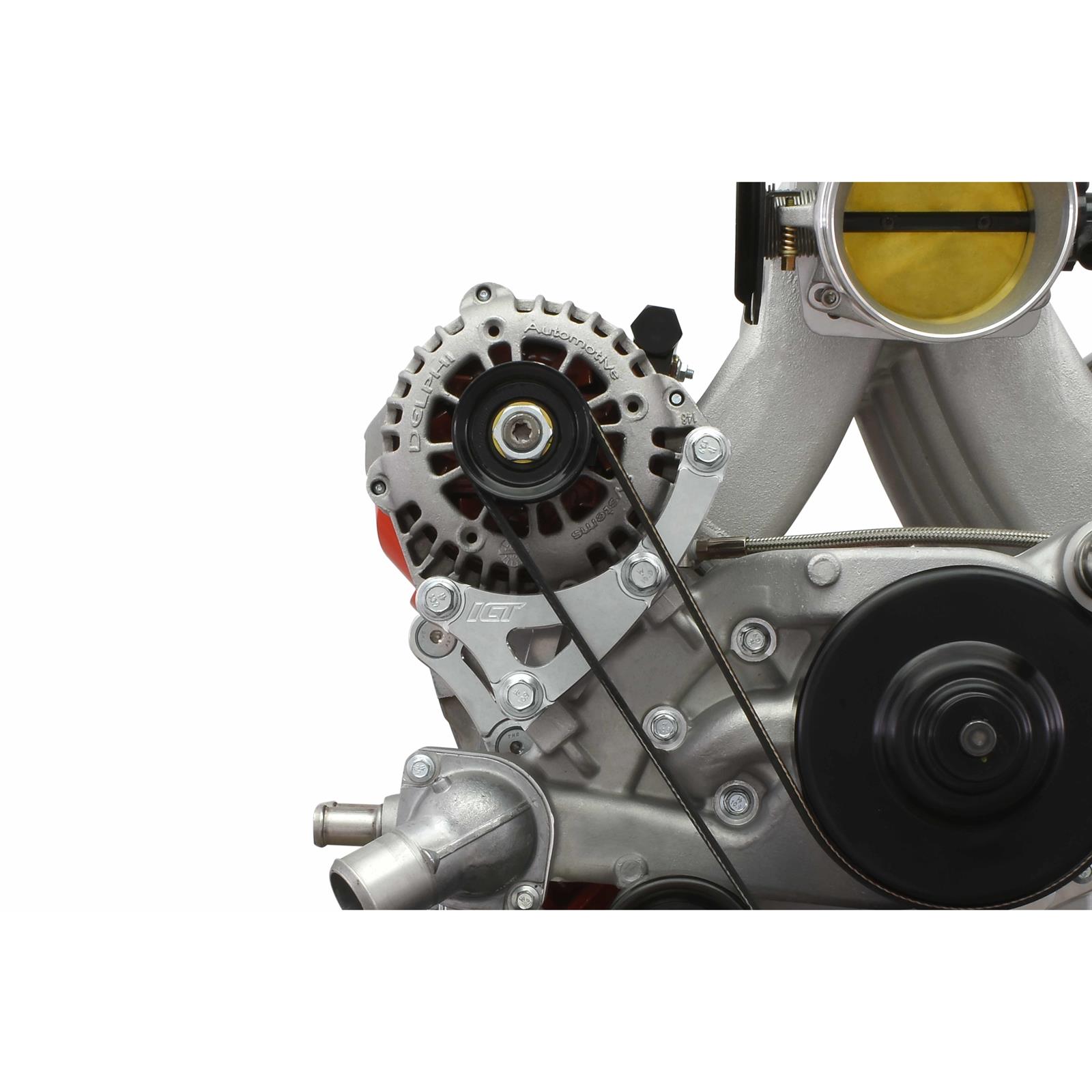 ICT Billet 551587-LS01-3 LS Truck Turbo Alternator Bracket