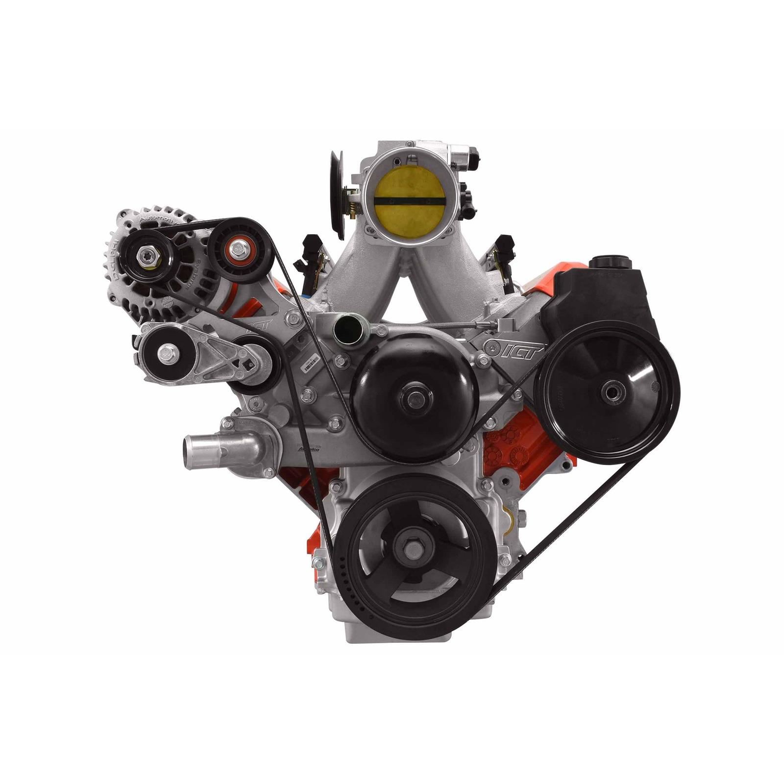 ICT BILLET 551780-2 LS1 High Mount Alternator Relocation Bracket