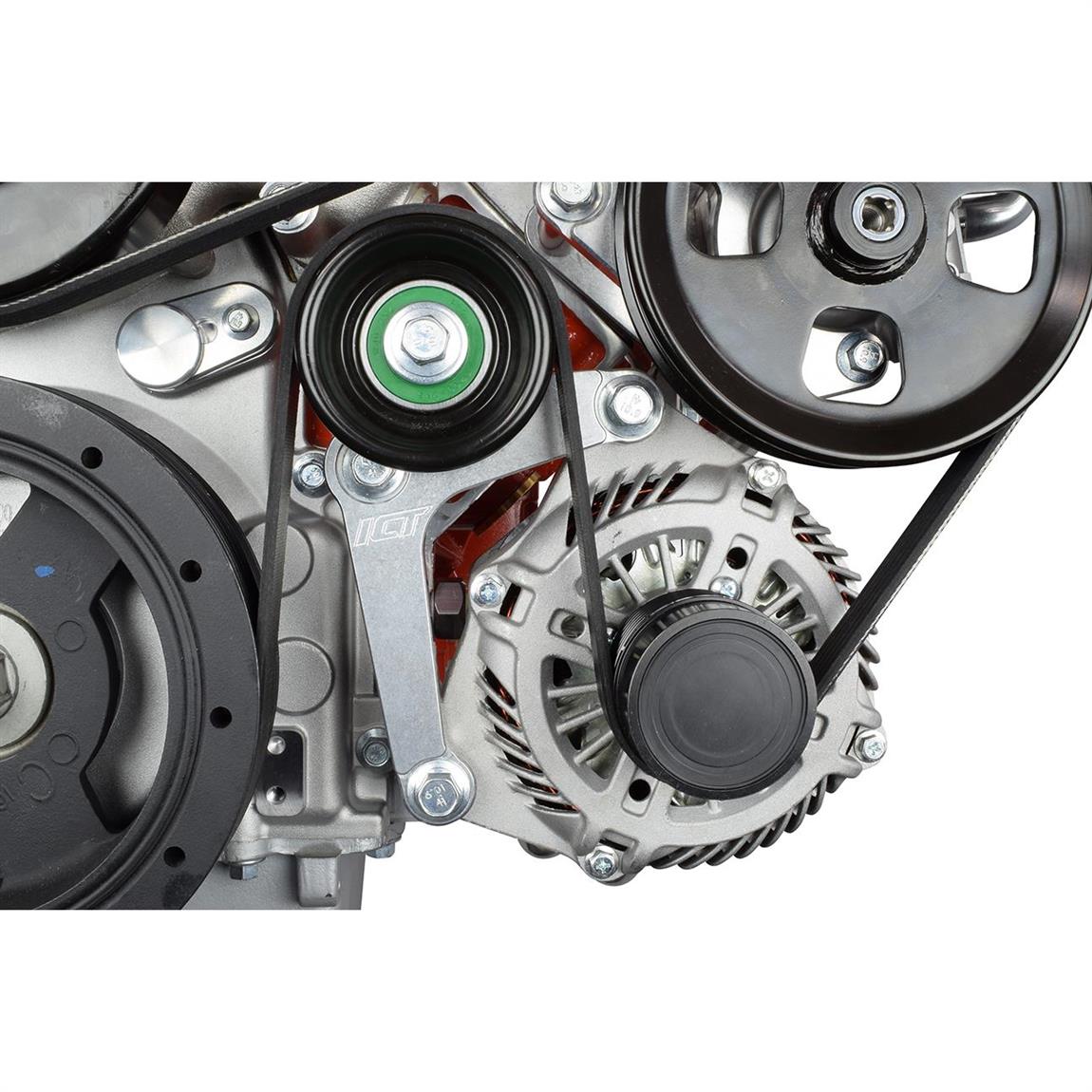 ICT Billet 551887-1 L77 Alt Bracket Complete Idler Pulley Kit