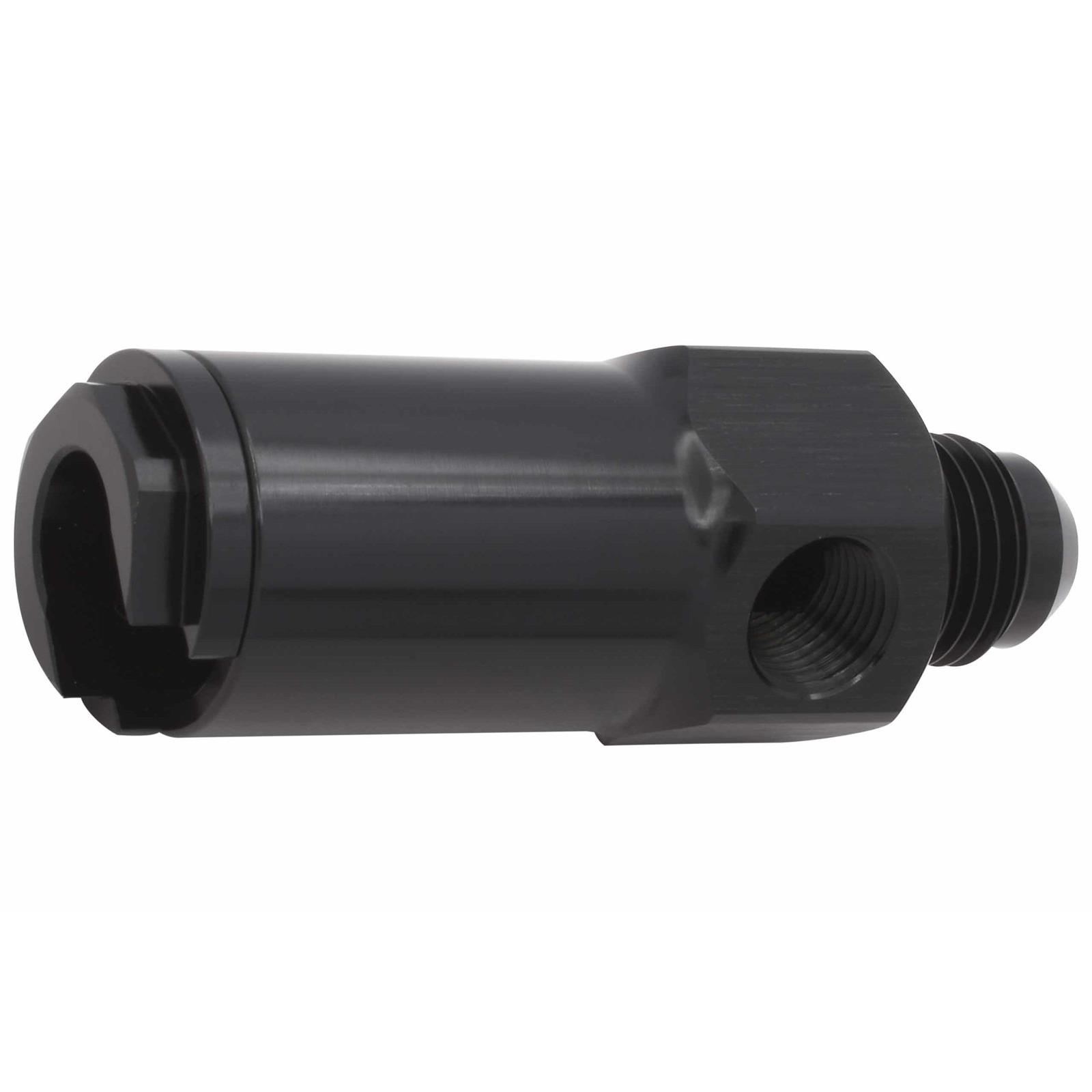 ICT Billet AN812-02B EFI Fuel Line Quick Connect Adapter -6AN-3/8