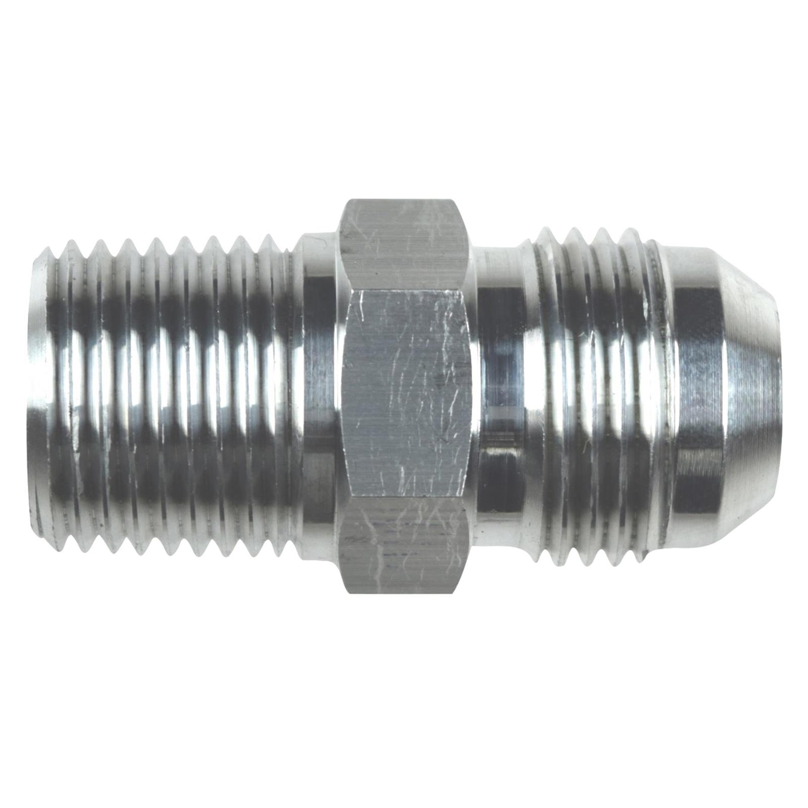 ICT Billet AN816-10-08A 10AN Flare Male to 1/2 NPT Pipe Fitting