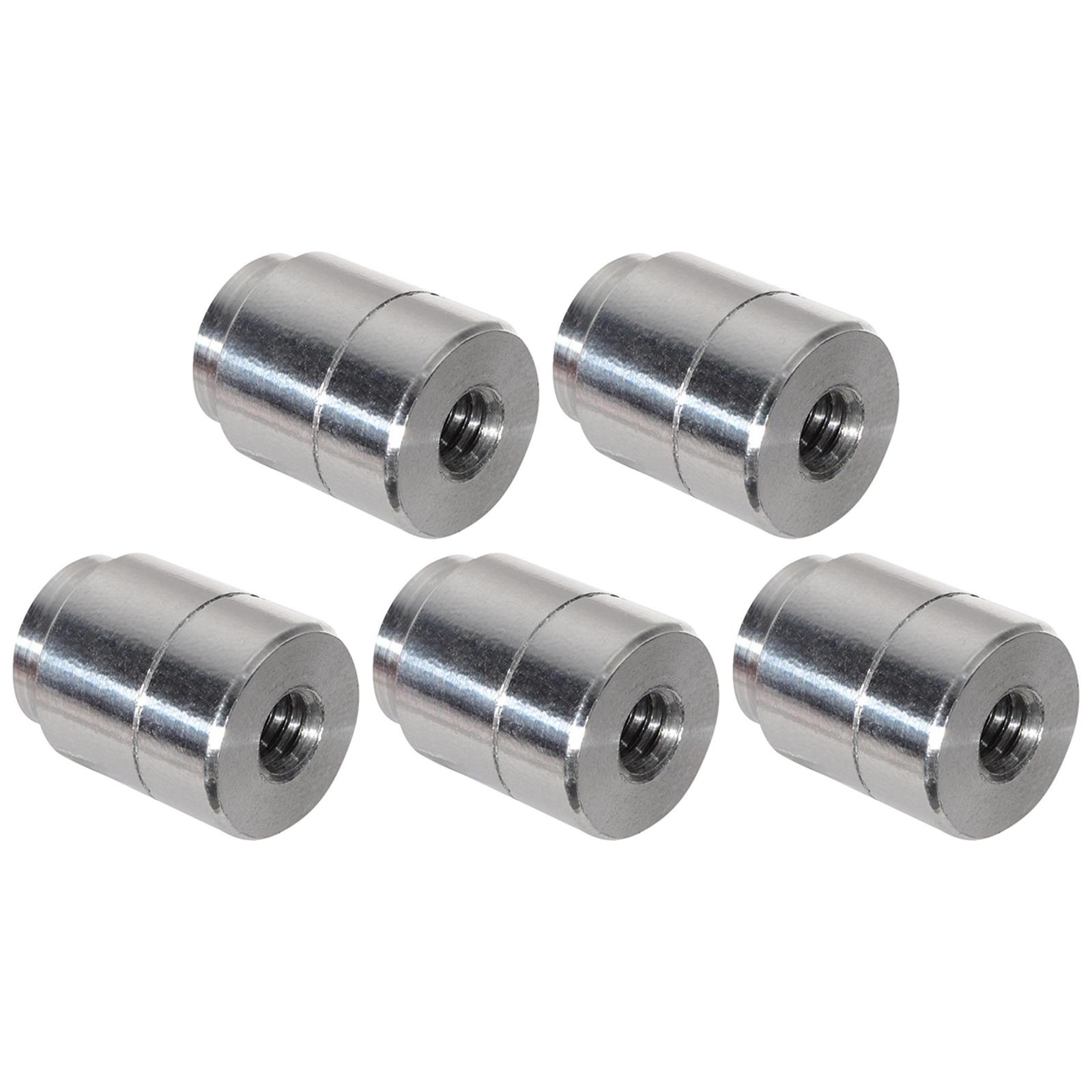 ICT Billet F250-20BUNG-5 Aluminum, Female Weld Bungs 1/4in-20 5pc