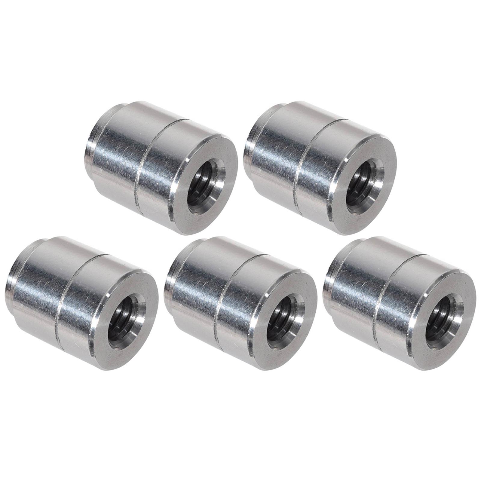 ICT Billet F375-16BUNG-5 Aluminum, Female Weld Bungs 3/8in-16 5pc