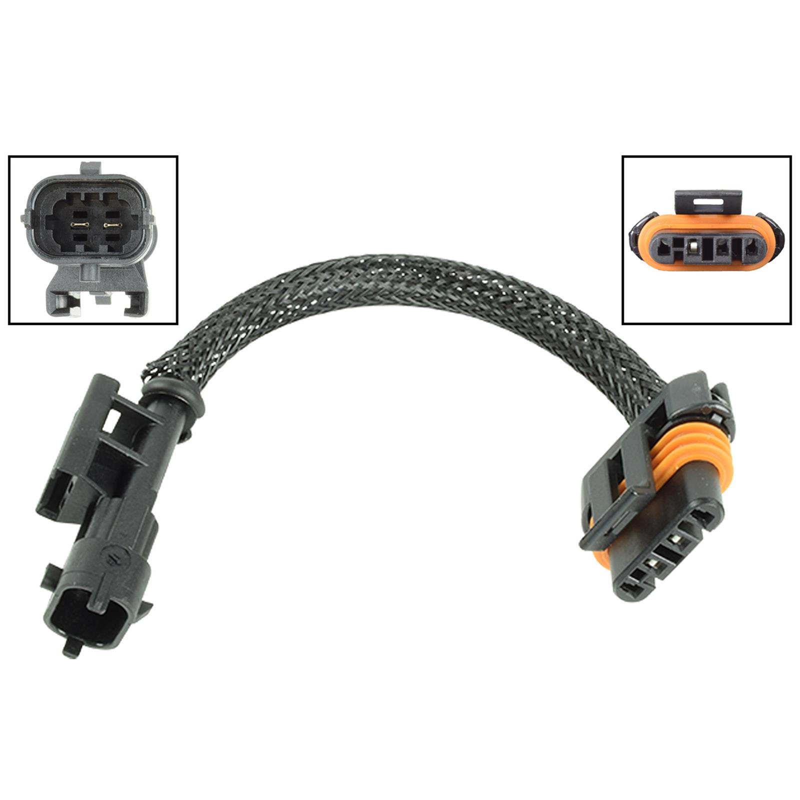 ICT Billet WAALT40-6 LS 6in Alternator Adapter Harness 2 pin