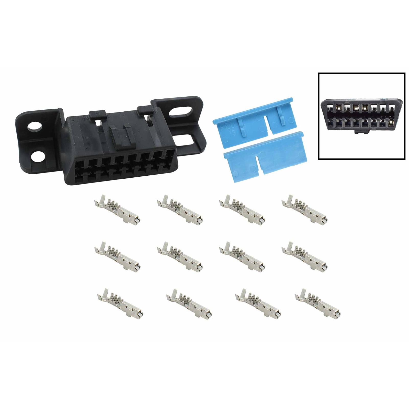 ICT Billet WC0BD30 GM OBD2 Port Harness Connector Kit