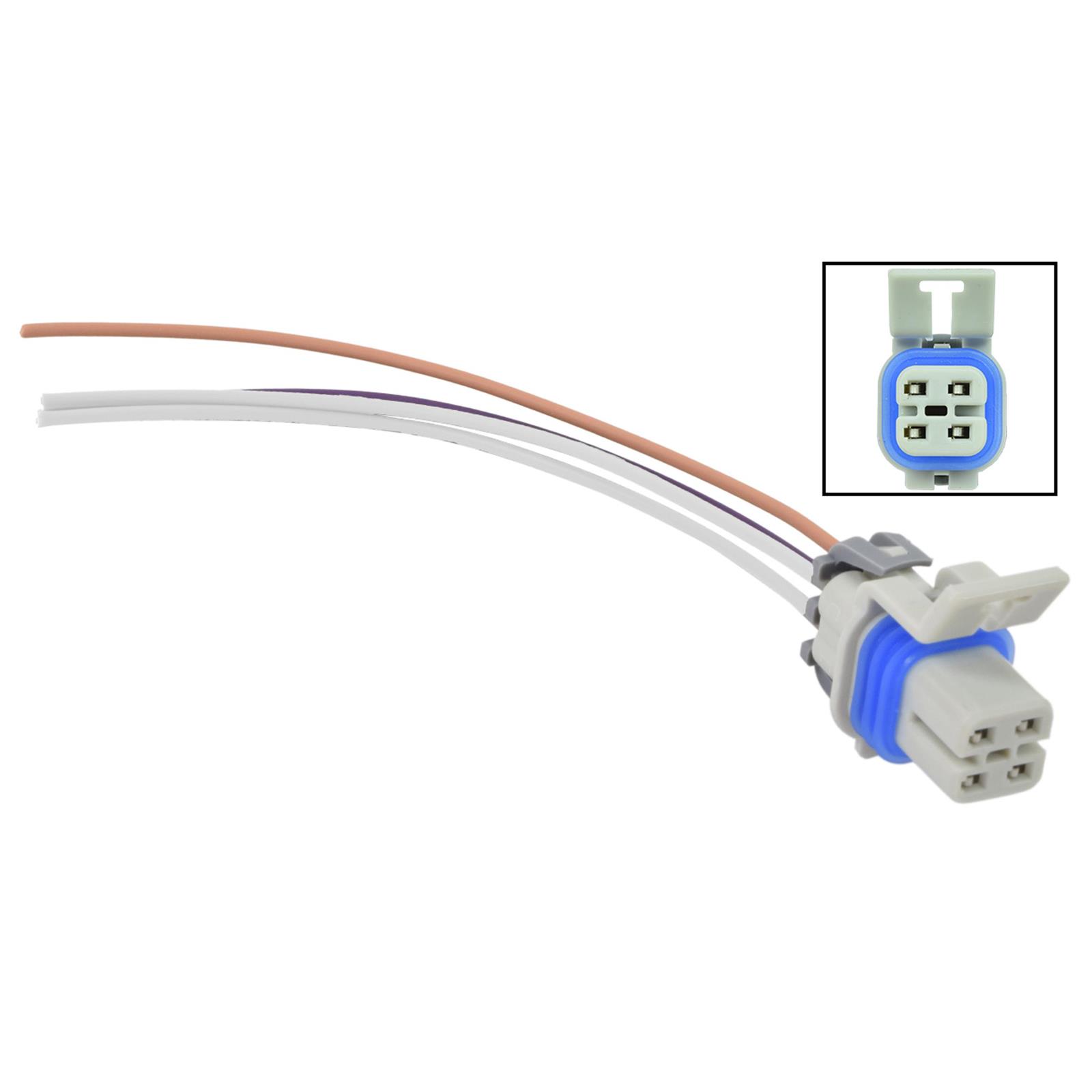 ICT Billet WP0XY35 LS O2 Sensor Square Female 2-Key Connector