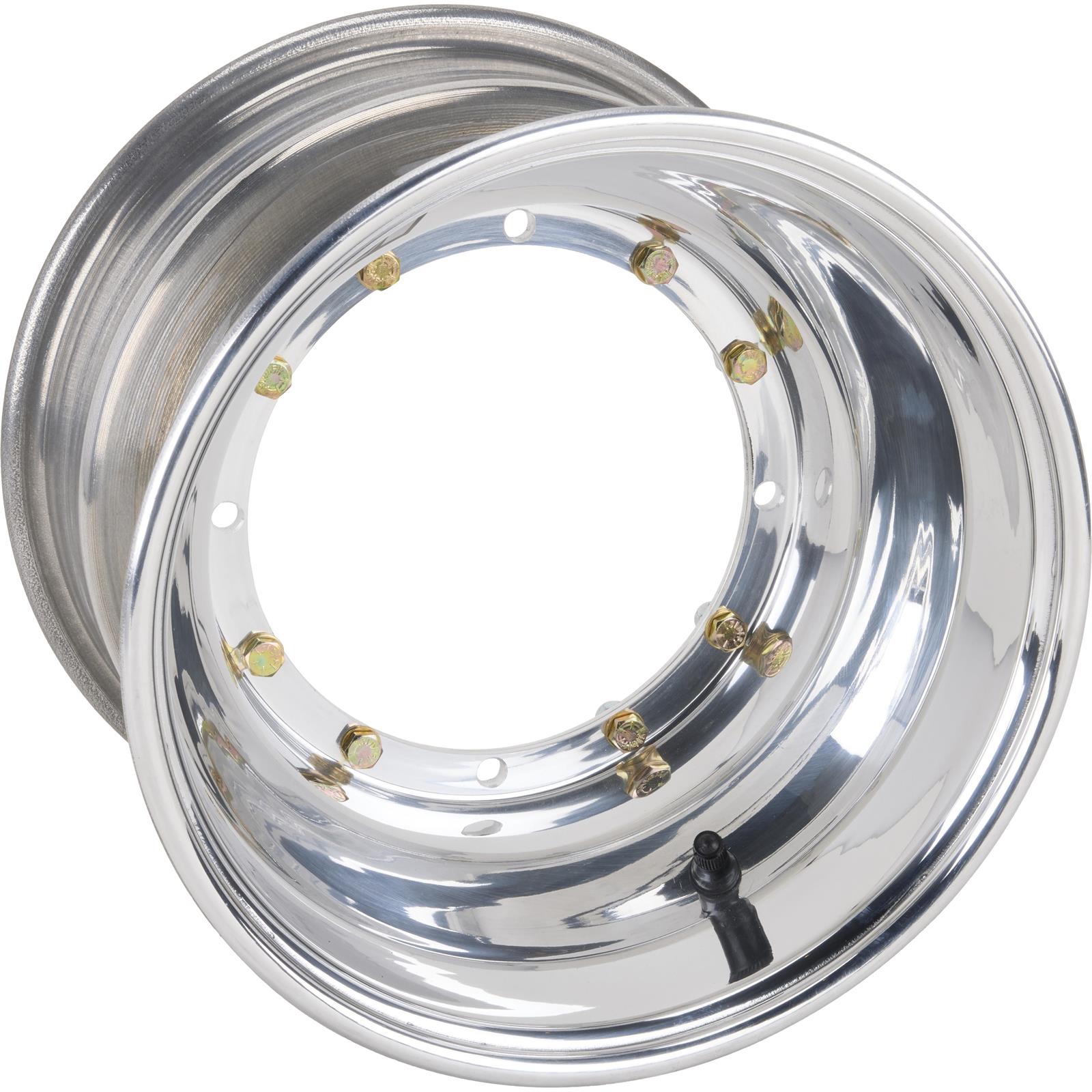 Keizer 1073BC 12-Bolt 10x7 Direct Mount Wheel, Polished, 3 Off