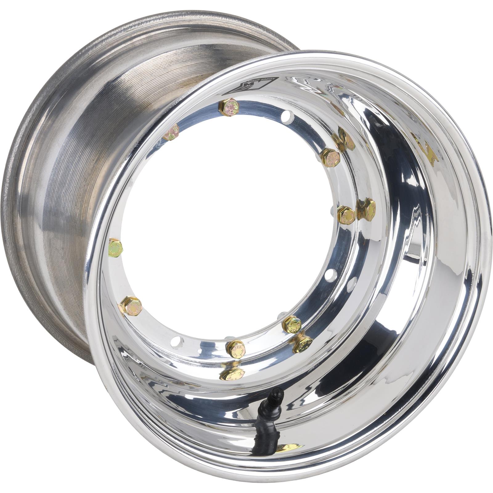 Keizer 1073 10x7 Direct Mount Wheel, Polished, 3 Inch Offset