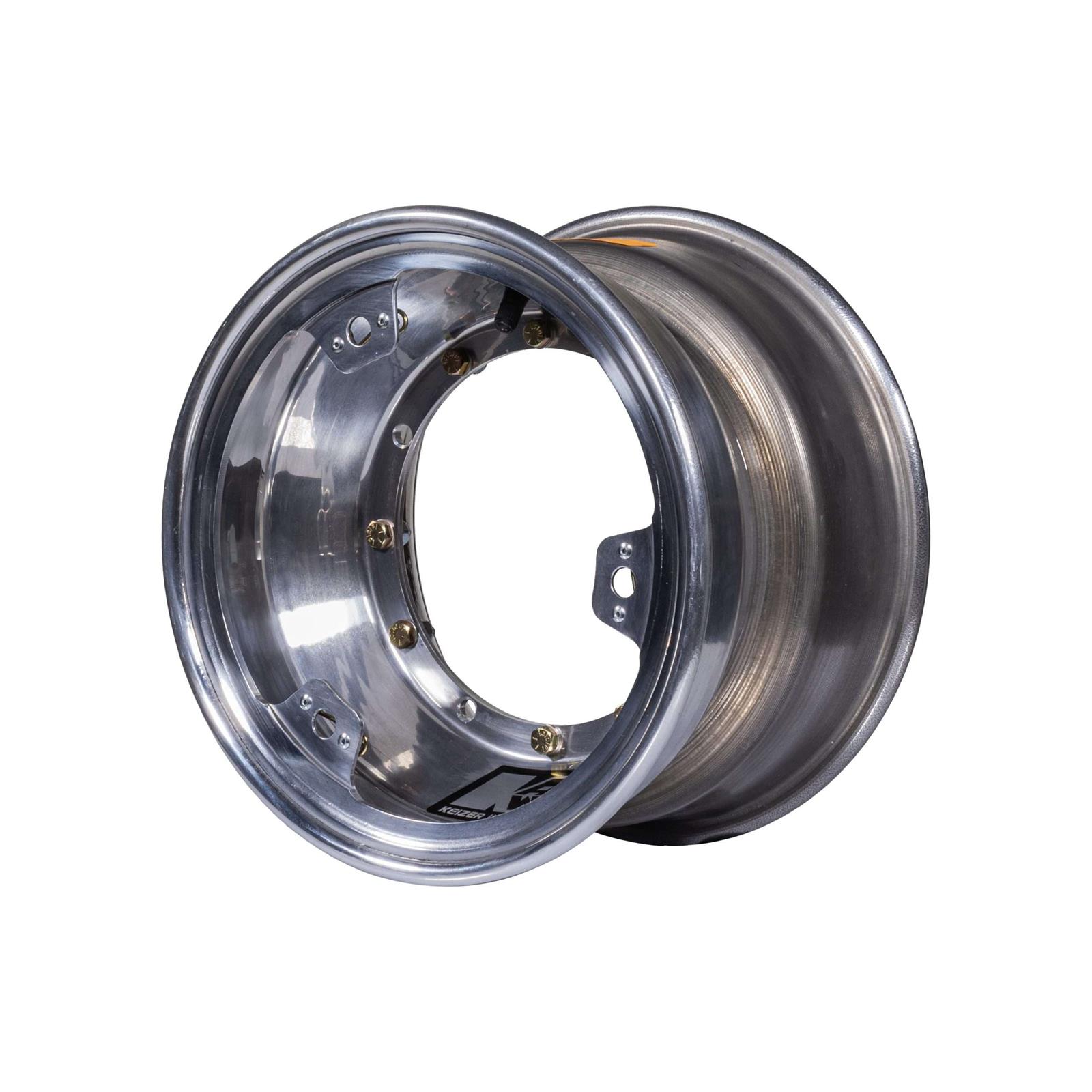 Keizer 1074PRBC 10x7 Pro-Ring Direct Mount Wheel, Polished, 4 Off