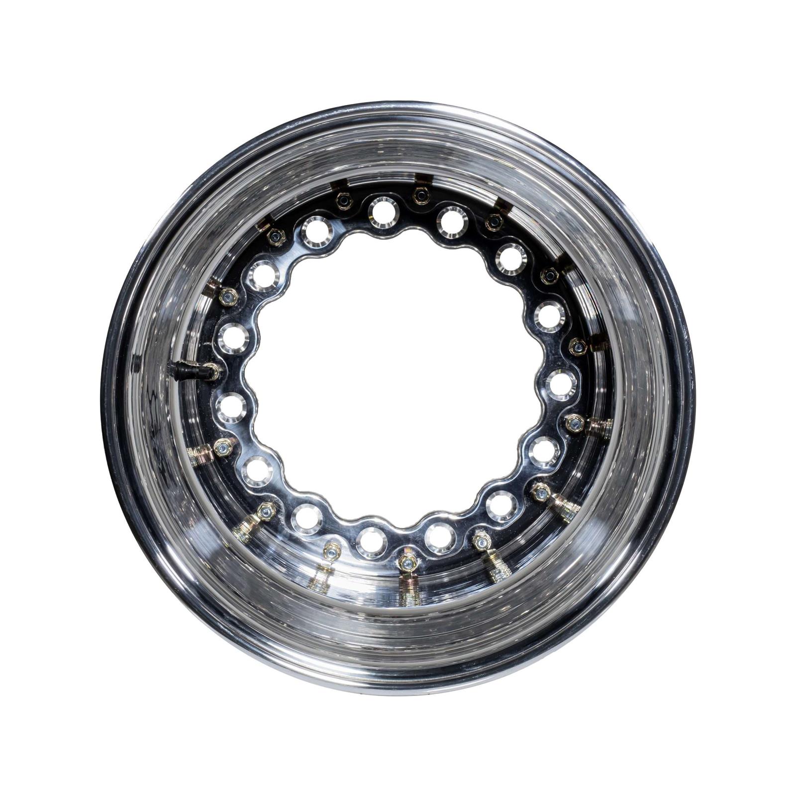 Keizer 15154SPIFBL 15x15 Inner Beadlock Wheel, Polished, 4 Off